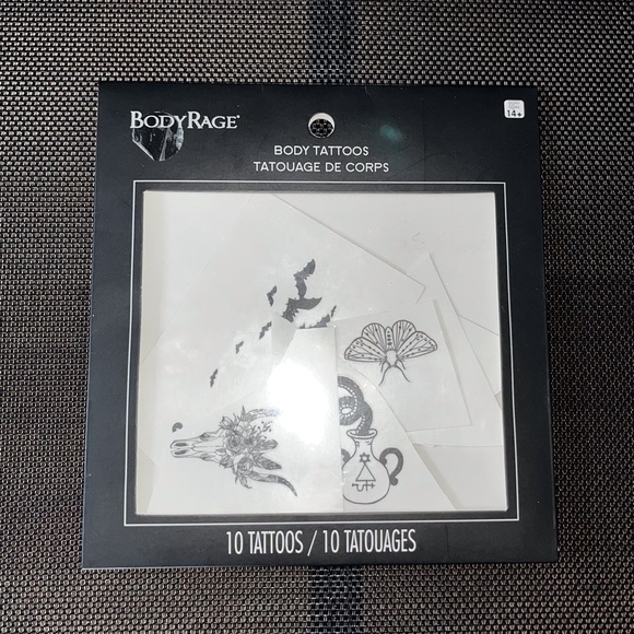 Body Rage | Other | Body Rage Temporary Body Tattoos Tattoos | Poshmark
